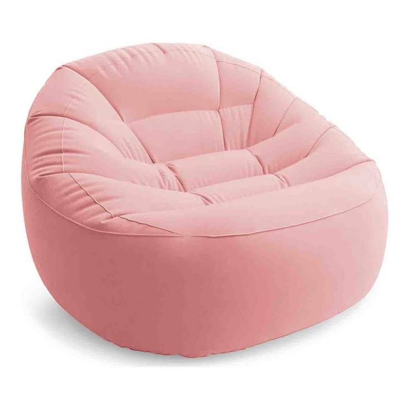 Ripley - INTEX - SILLÓN INFLABLE PUFF ROSADO