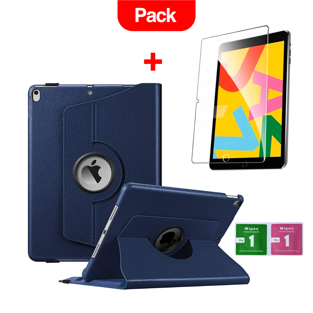 Ripley - COMBO FUNDA DE IPAD PRO 10.5' - A1701 GIRATORIA AZUL + MICA ...