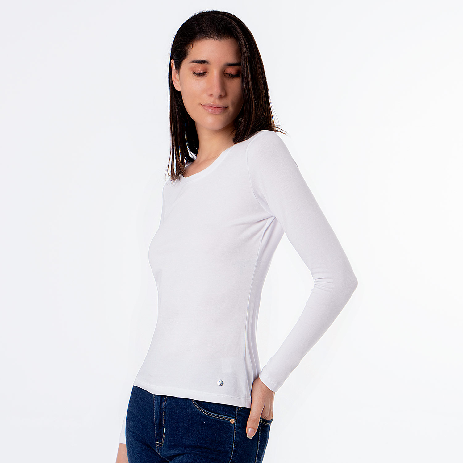 Ripley - POLO JERSEY FULL LYCRA MUJER MONICA