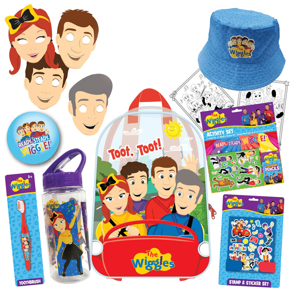 WIGGLES Wiggles Retail Showbag Kids w/ Backpack/Toothbrush Activity ...